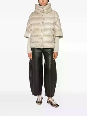 Herno Quilted High-neck Coat
