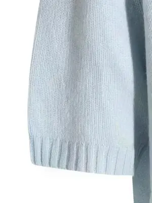 ALLUDE Short-sleeve Cashmere Top