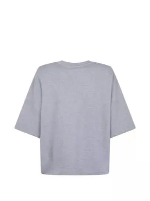 Essentiel Antwerp Kalani Sequin-embellished Floral-applique T-shirt - Grey