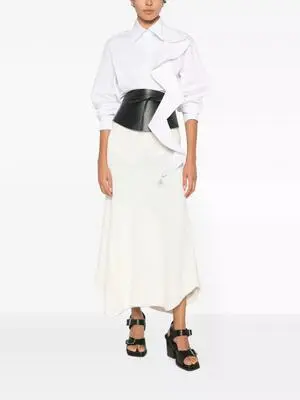 Moschino Ruffled-detail Long-sleeve Shirt