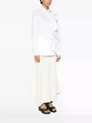 Moschino Ruffled-detail Long-sleeve Shirt