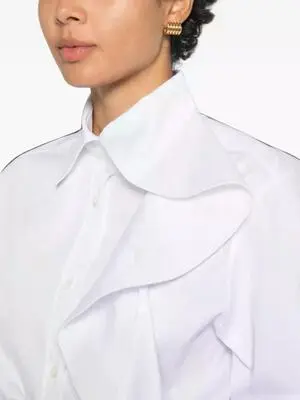 Moschino Ruffled-detail Long-sleeve Shirt