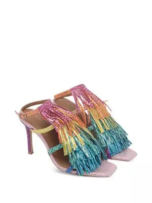 Kurt Geiger Fringe Sandal 90 - Pink