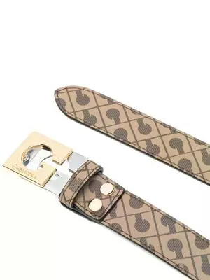 GHERARDINI Millerighe Monogram Logo-buckle Belt