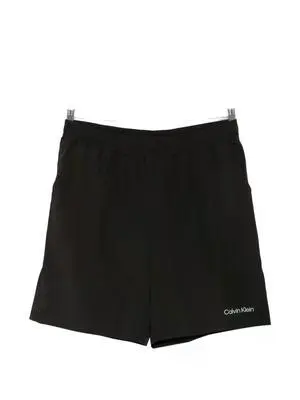 Calvin Klein Logo-print Performance Shorts - Black