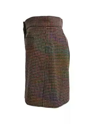 Sandro Houndstooth Tweed Shorts