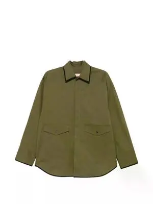 Plan C Flap-pocket Shirt - Green