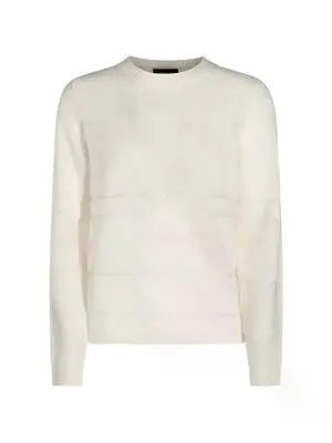 Fabiana Filippi Sequin-embellished Striped Sweater - Neutrals