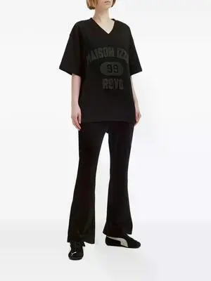 Izzue Corduroy-effect Flared Trousers