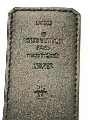 LOUIS VUITTON 2023 Logo-plaque Reversible Belt