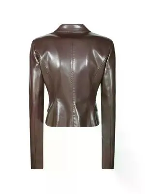 Andamane Zefira Faux-leather Blazer