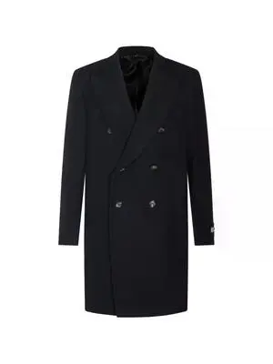 Canali Double-breasted Peak-lapels Coat