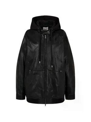 STUDIO TOMBOY Detachable-hood Jacket - Black