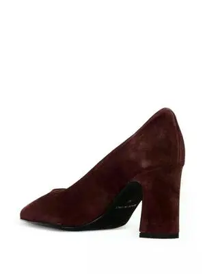 Status Pointed-toe Block-heel Pumps