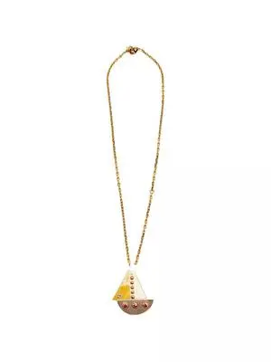 LOUIS VUITTON Float The Boat Pendant Necklace - Gold
