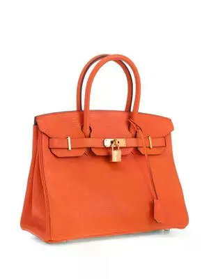 Hermès 30 Birkin Tote Bag - Orange