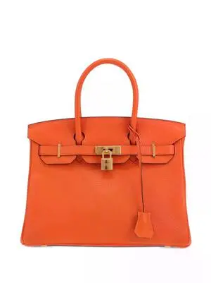 Hermès Hermès 2014 30 Birkin Tote Bag Orange