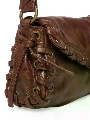 Desigual Galaxy Zarauz Lace-up Detail Shoulder Bag