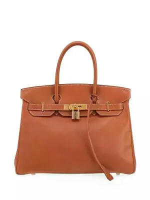 Hermès 1996 30 Birkin Tote Bag - Brown