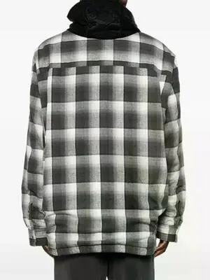 Mihara Yasuhiro Check-pattern Hooded Jacket