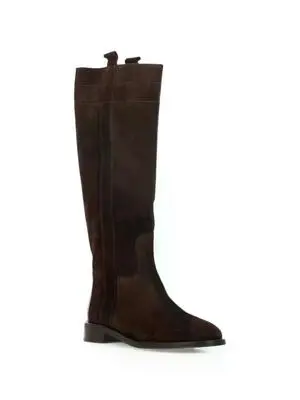 Status Suede Panelled Boots