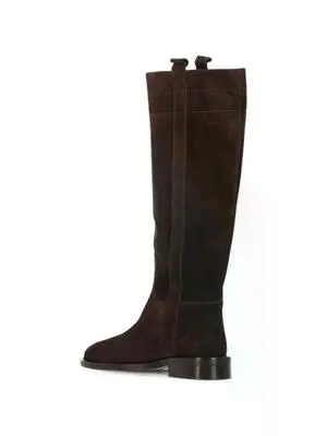 Status Suede Panelled Boots