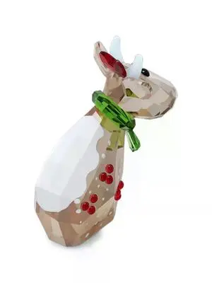 SWAROVSKI Mo Christmas Cow Ornament - Neutrals