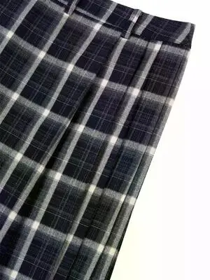 STUDIO TOMBOY Check Unbalanced Wrap Skirt