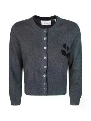 Isabel Marant Étoile Lona Logo Cardigan - Grey