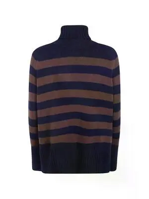 BASE Striped Roll-neck Knit