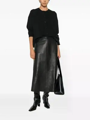 ALLUDE Button-up Cardigan