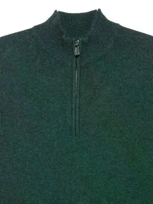 Peuterey Quarter-zip Logo-patch Sweater