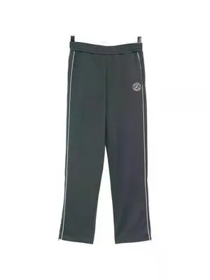 AGNES B. Logo-patch Trousers - Green