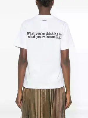 Sacai Graphic-print Short-sleeves T-shirt