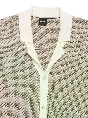BOSS Geometric-pattern Cardigan