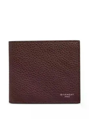 Givenchy Wallet In Grained Leather - Brown
