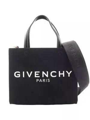 Givenchy 2010-2026 Mini Canvas G Tote Satchel - Black