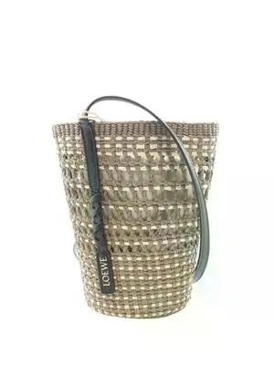 Loewe 2010-2026 Raffia Blade Pocket Bag Bucket Bag