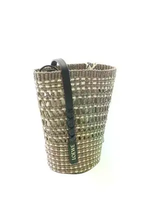 Loewe 2010-2026 Raffia Blade Pocket Bag Bucket Bag
