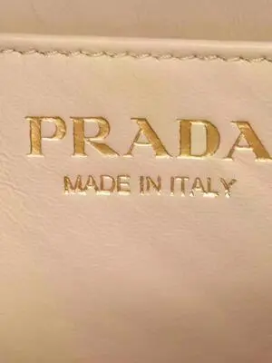 Prada 2013-2026 Small Leather Patina Shoulder Bag