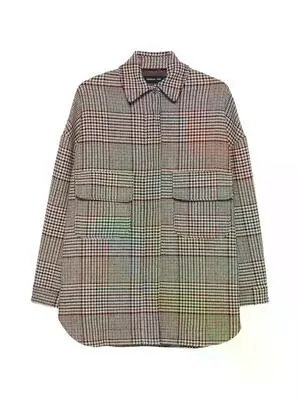 Federica Tosi Prince Of Wales Check Shirt - Neutrals