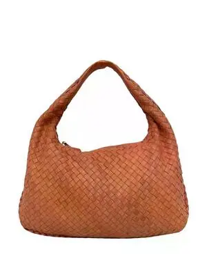 Bottega Veneta 2012-2026 Intrecciato Hobo Bag - Brown