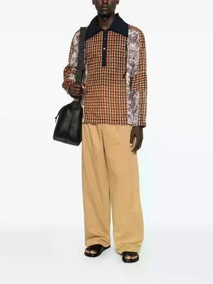 Loewe Wide-leg Pleated Trousers - Neutrals