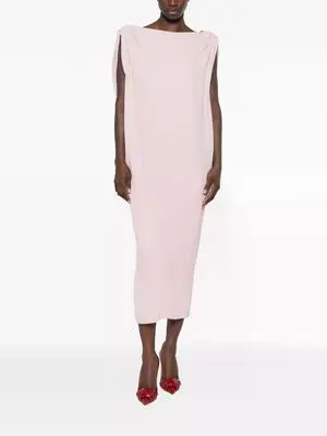 Balenciaga Draped-detail Sleeveless Dress