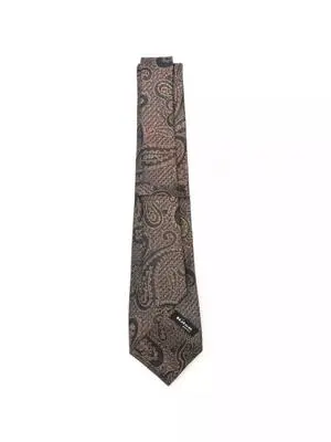 Kiton Paisley Silk Neck Tie