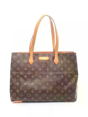 LOUIS VUITTON 2010 Monogram Wilshire Tote Bag - Brown