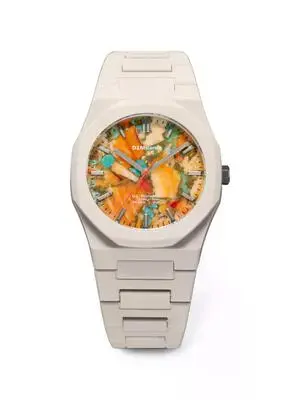 D1 MILANO Polycarbon Mosaic Essence 37mm Watch - Orange