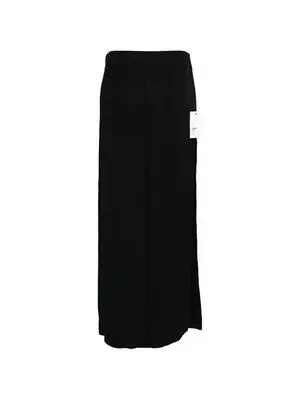 TOTEME High Slit Maxi Skirt - Black