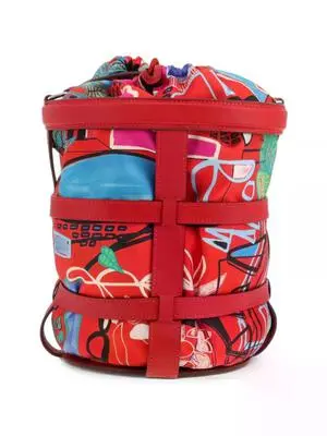 Hermès 2016 Musardine Abstract-print Bucket Bag