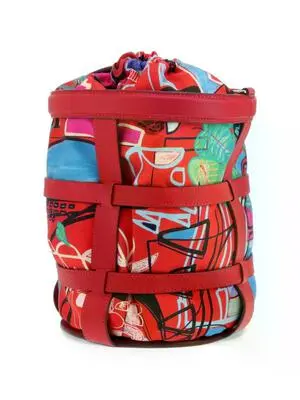 Hermès 2016 Musardine Abstract-print Bucket Bag